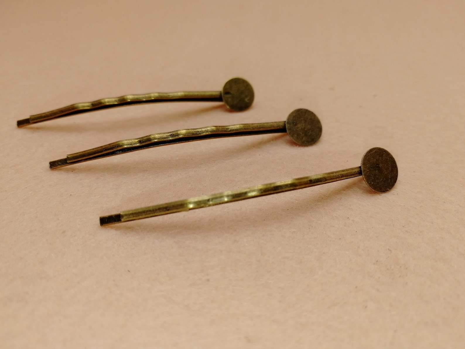 4 colors option 100pcs 45mm length metal bobby pin with 8mm | Etsy