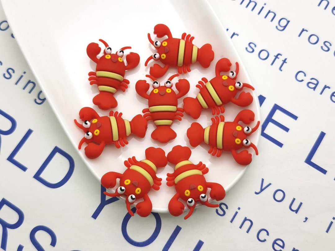 Silicone Bead Lobster Crayfish Shrimp Focal Bead for Pen Bracelet ...