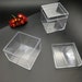 4 Pieces 65x65x65mm Square Shape Clear PS Plastic Box , Jewelry Bead ...