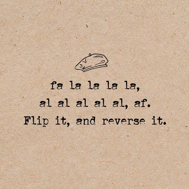 Flip It, and Reverse It Downloadable Card - Etsy