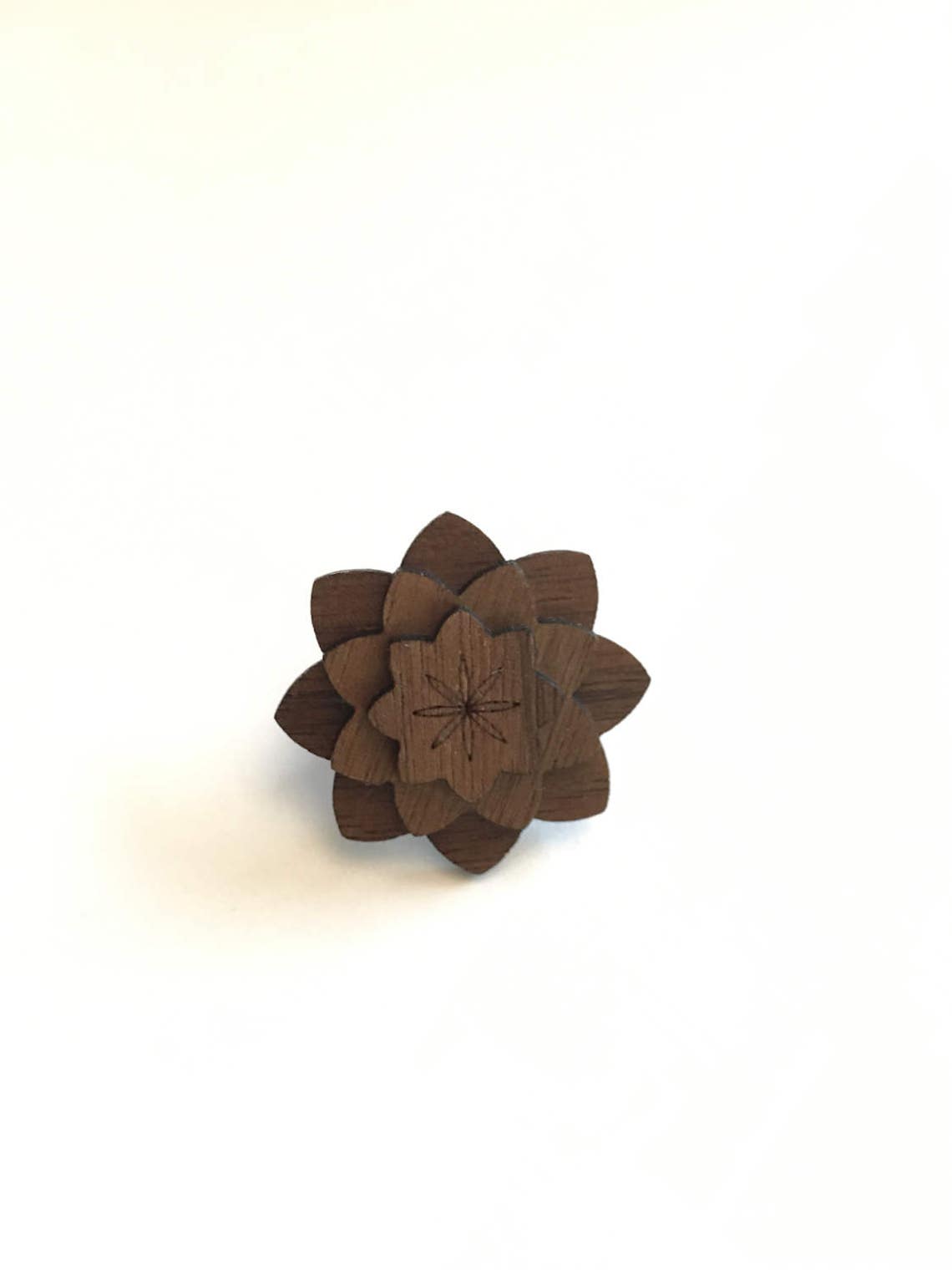 Walnut Kids Lapel Pin Wood Lapel Pin - Etsy