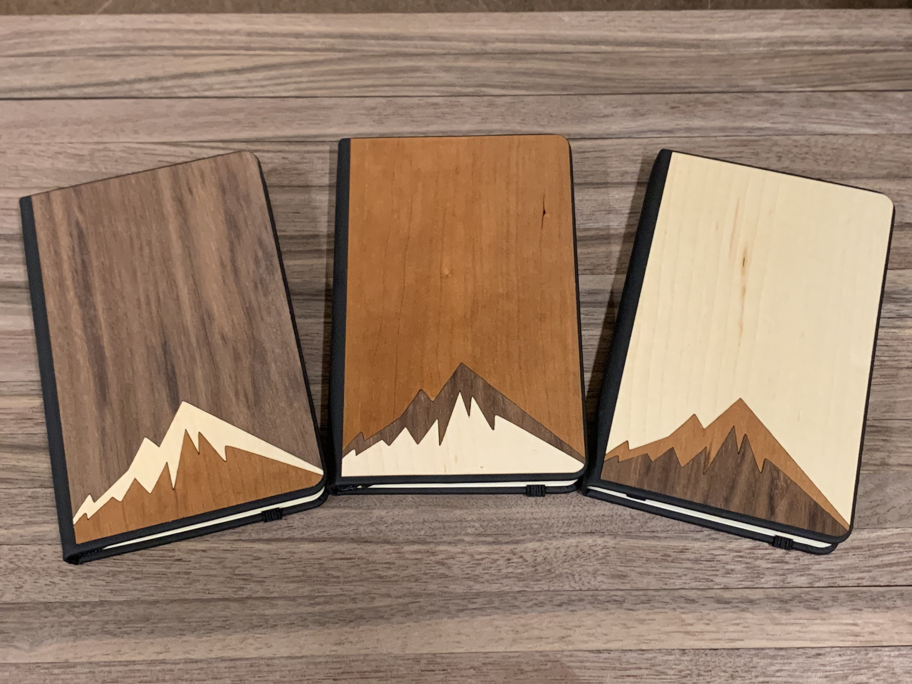 Wooden Notebook Journal Mini Pocketbook | Etsy