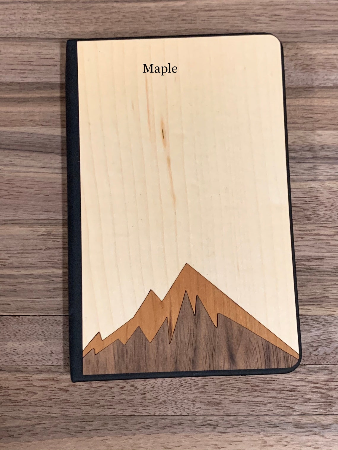 Wooden Notebook Journal Mini Pocketbook - Etsy