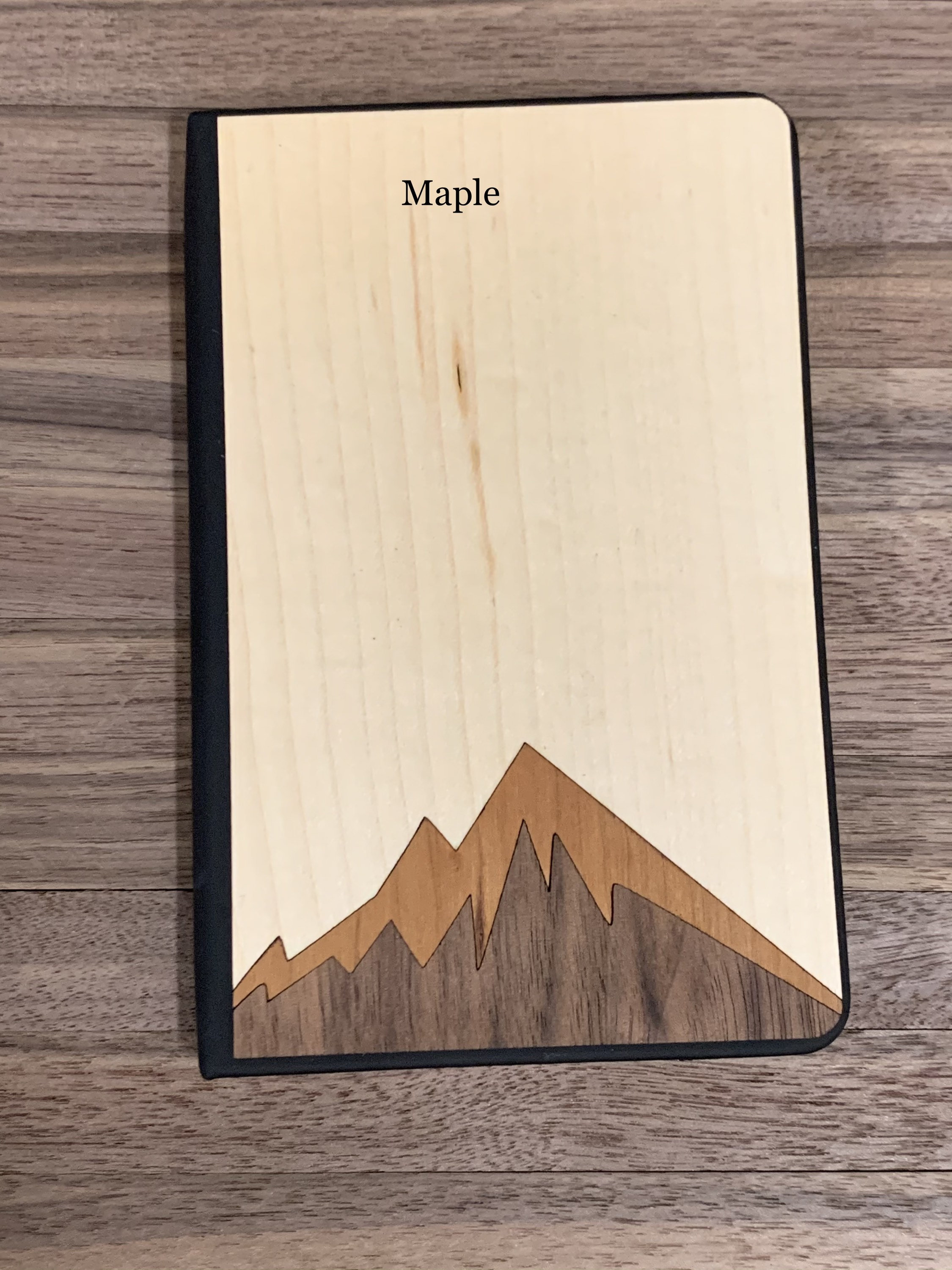 Wooden Notebook Journal Mini Pocketbook | Etsy