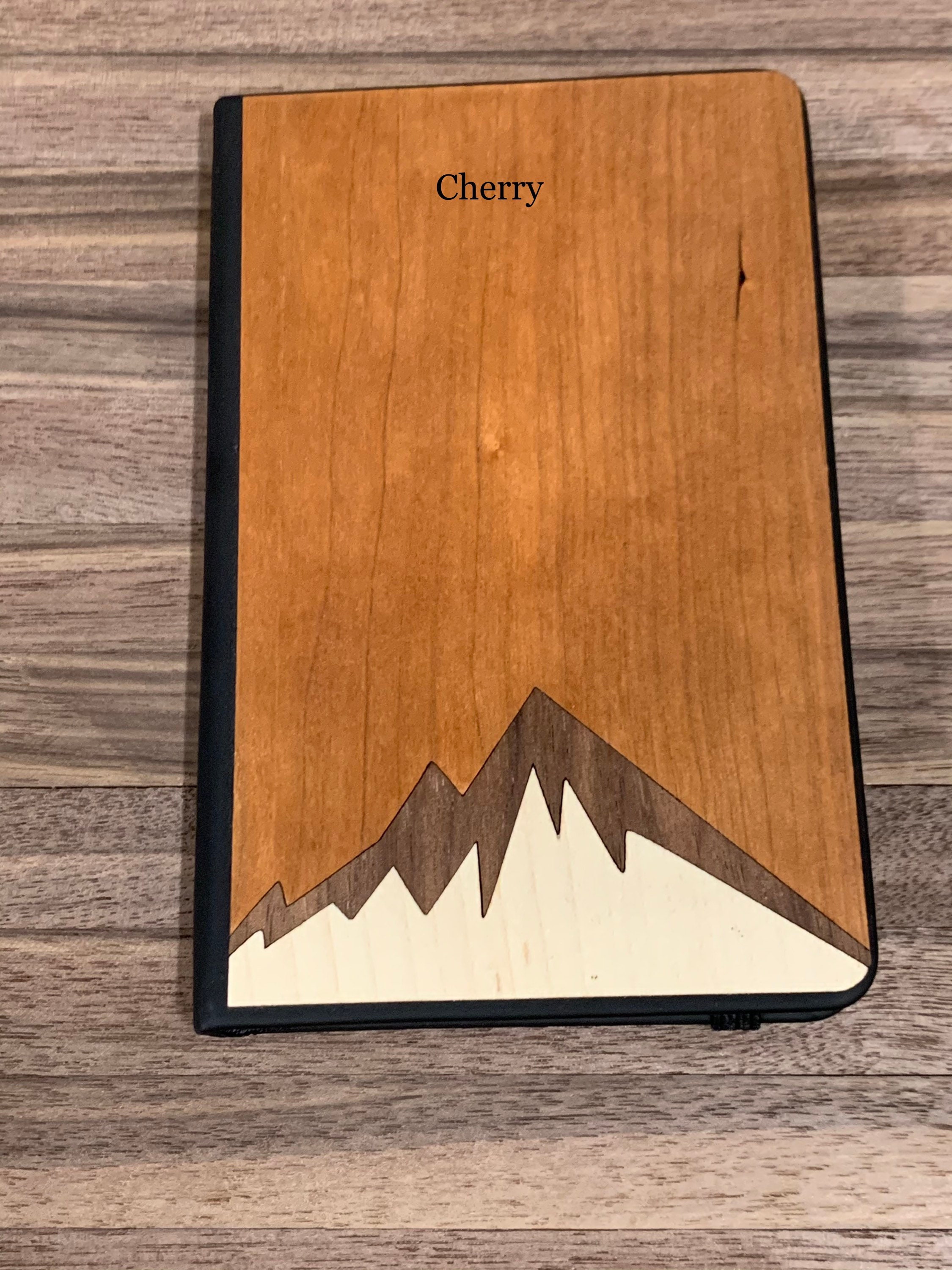 Wooden Notebook Journal Mini Pocketbook | Etsy