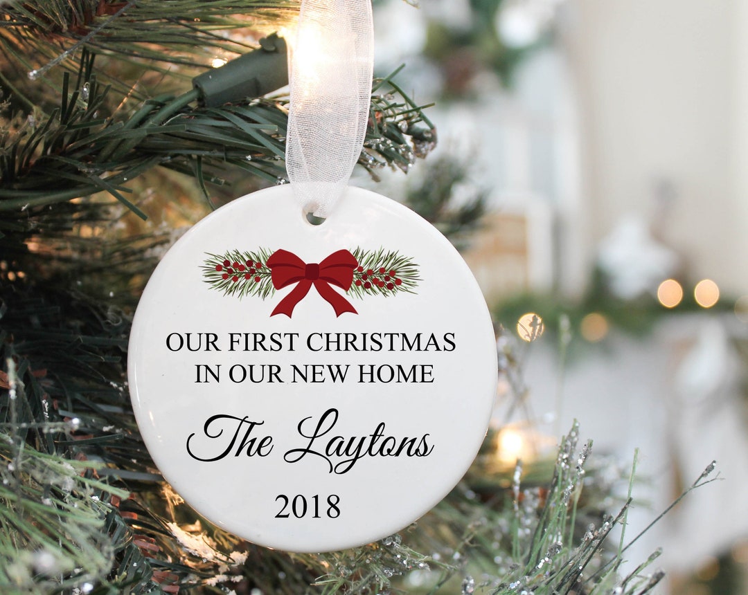 Our First Christmas in Our New Home Ornament- Housewarming Gift- New ...