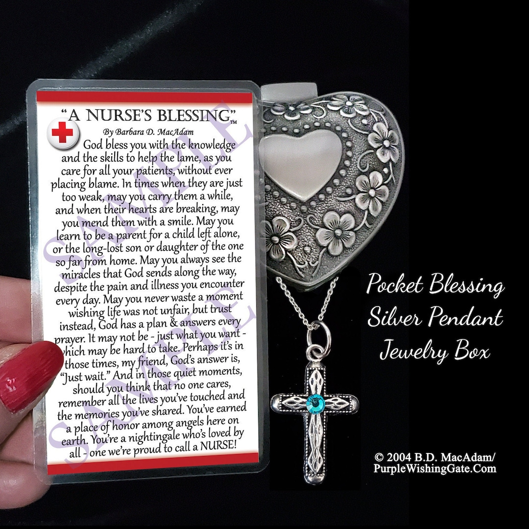 Nurse's Blessing, Nurse Appreciation Gift, Thank You Gift for Nurse ...