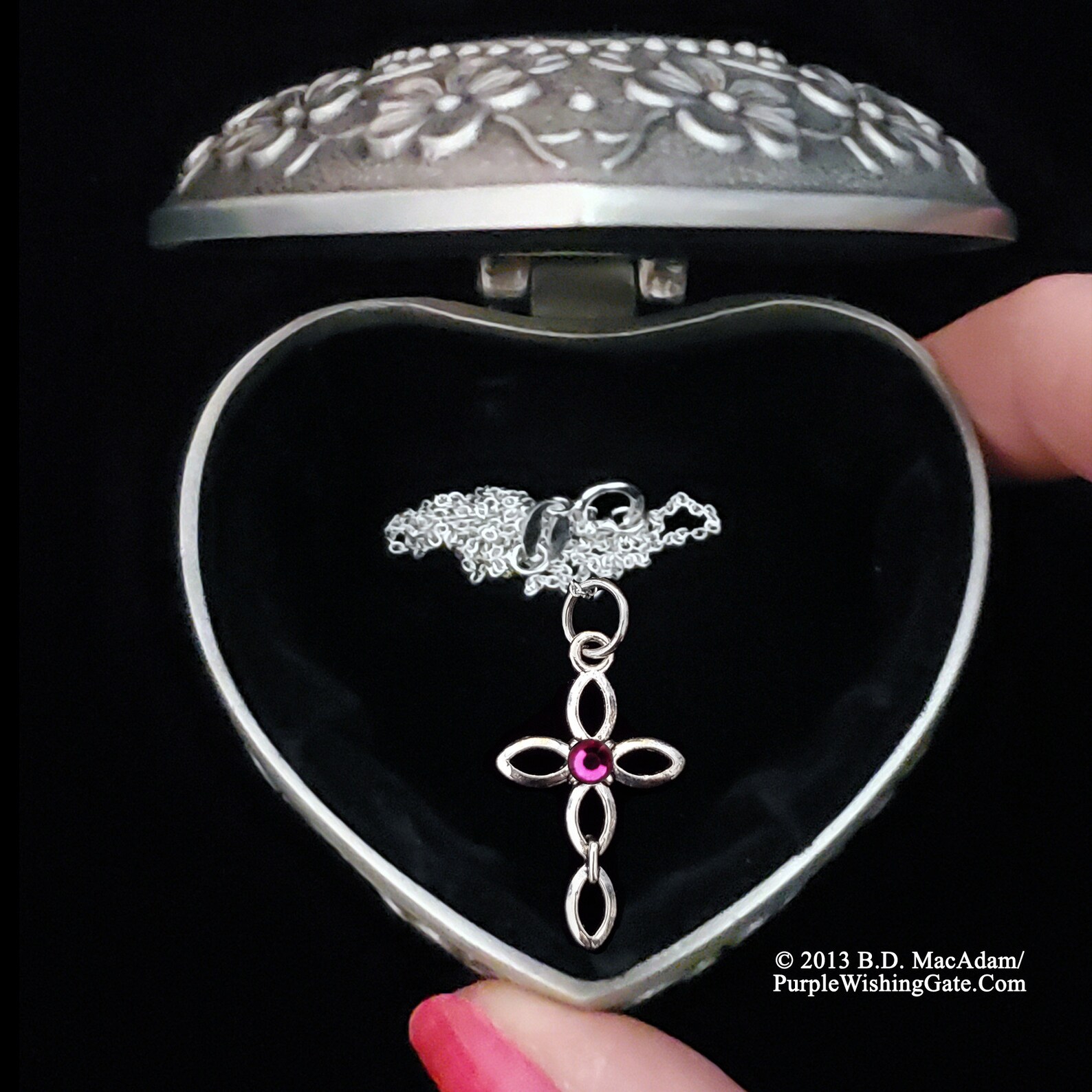 Sentimental Retirement Gift for Women, Silver Cross W/genuine Crystal ...