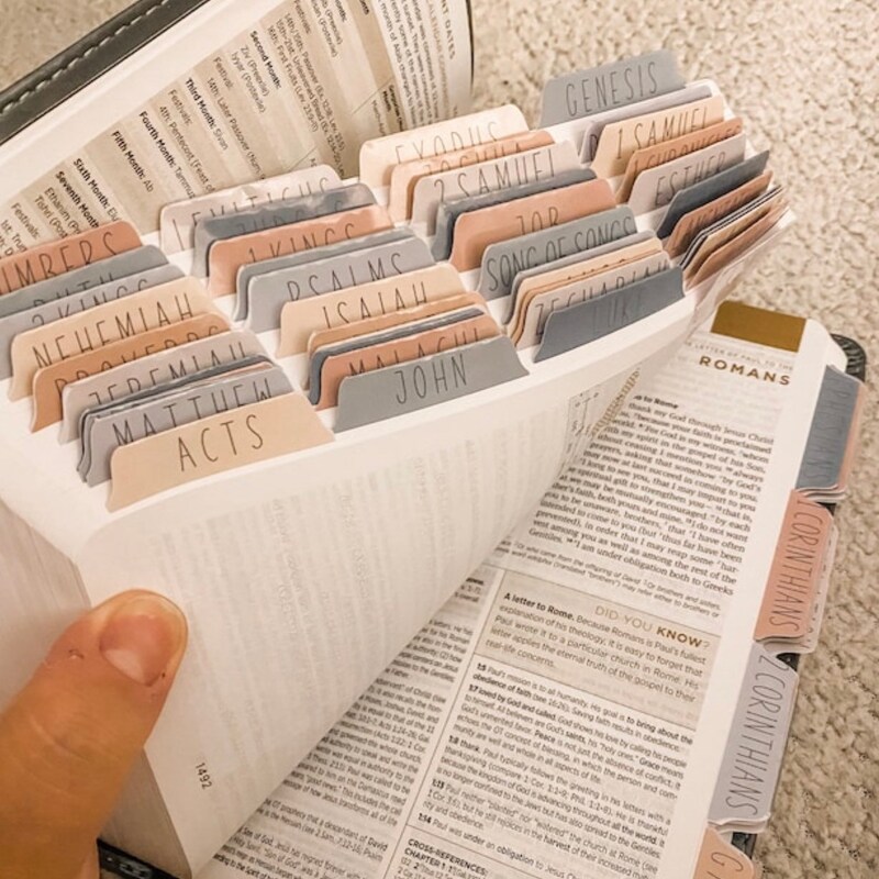 Custom Printable Tabs for Book - Etsy