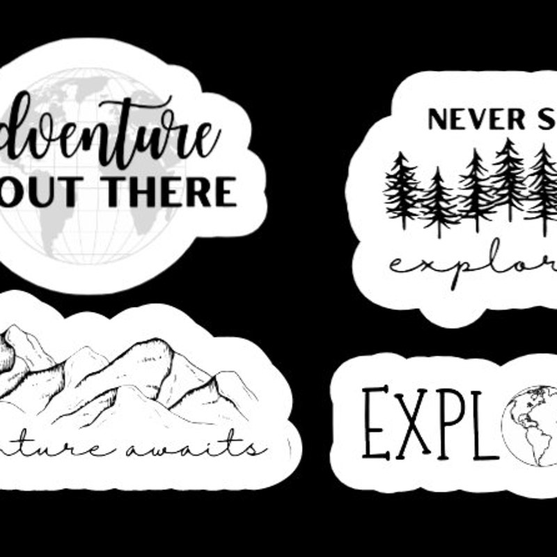 Adventure Sticker - Etsy