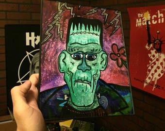 Frankenstein 1 Dell 1964 the Monster Lives.. by Don Segall, Painted ...