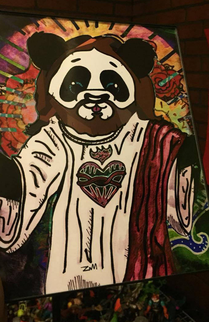 Panda Jesus - Etsy