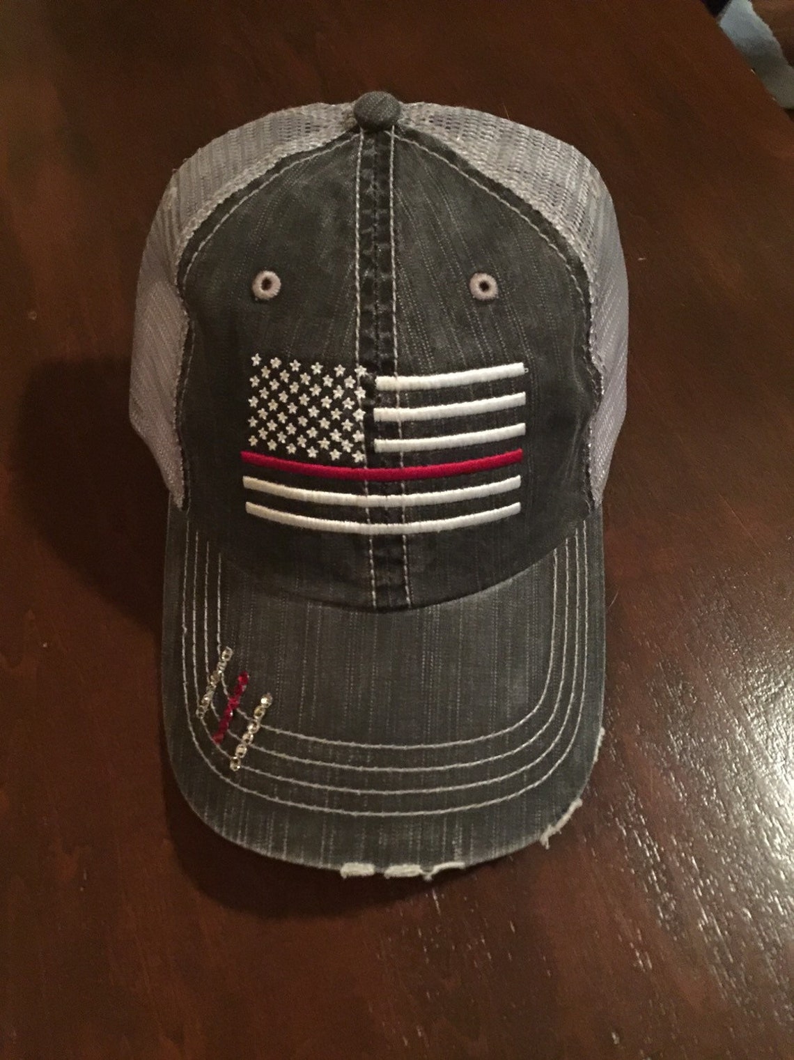 Back the Blue Back the Red First Responders Trucker Hat | Etsy