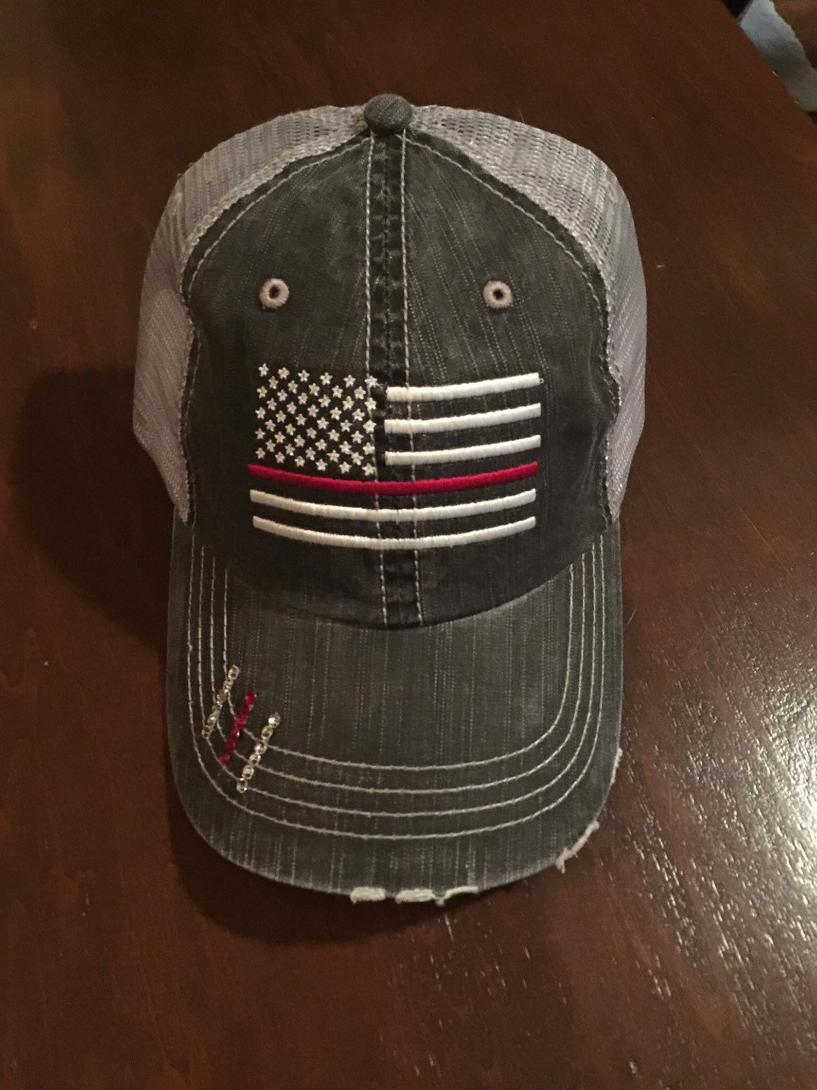 Back the Blue Back the Red First Responders Trucker Hat - Etsy