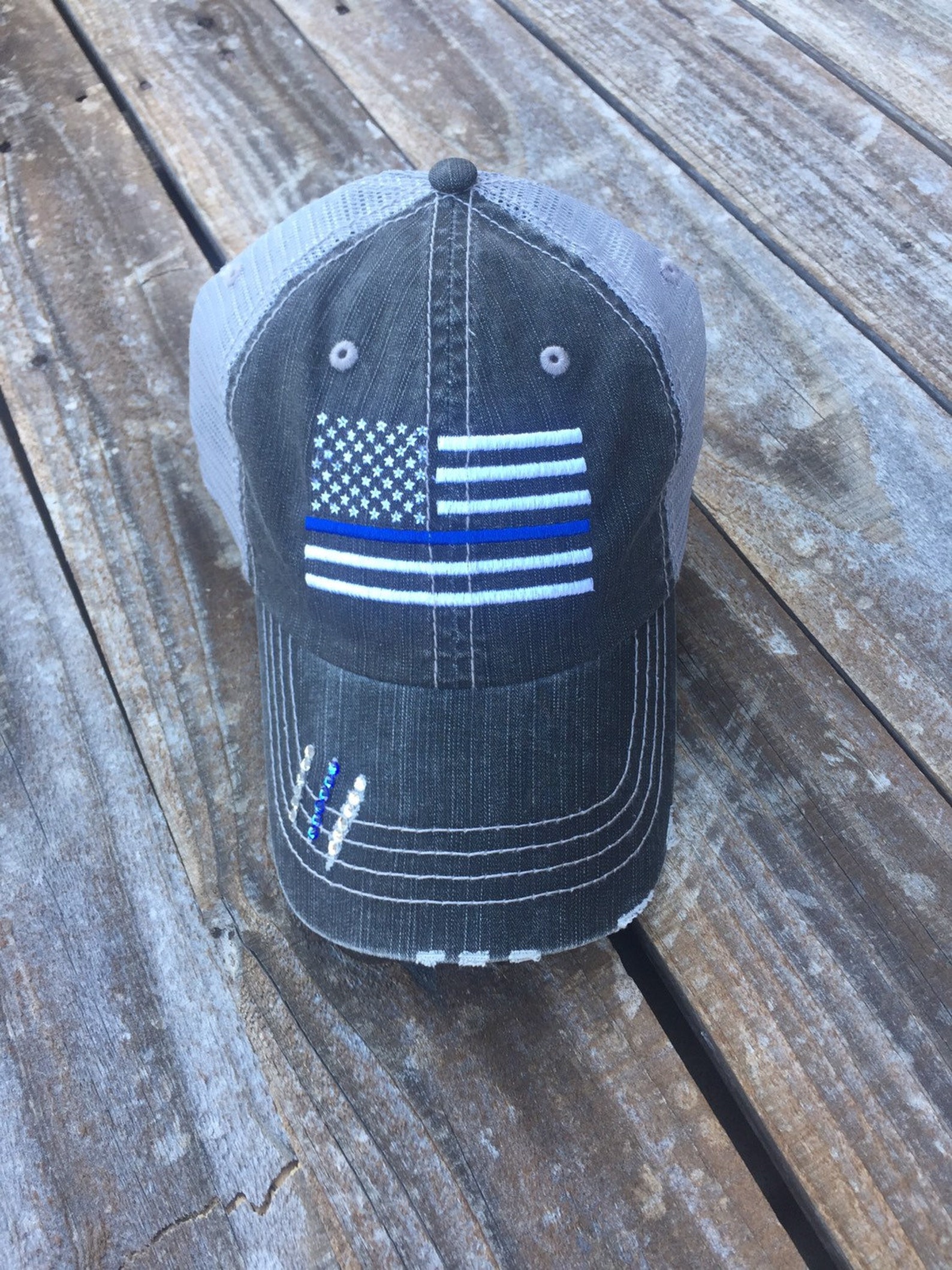 Back the Blue Back the Red First Responders Trucker Hat - Etsy