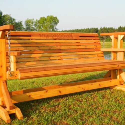8ft Cedar Glider Swing Cedar Wood Porch Swing Outdoor Bench - Etsy 8ft Cedar Glider Swing Cedar Wood Porch Swing Outdoor Bench - Etsy