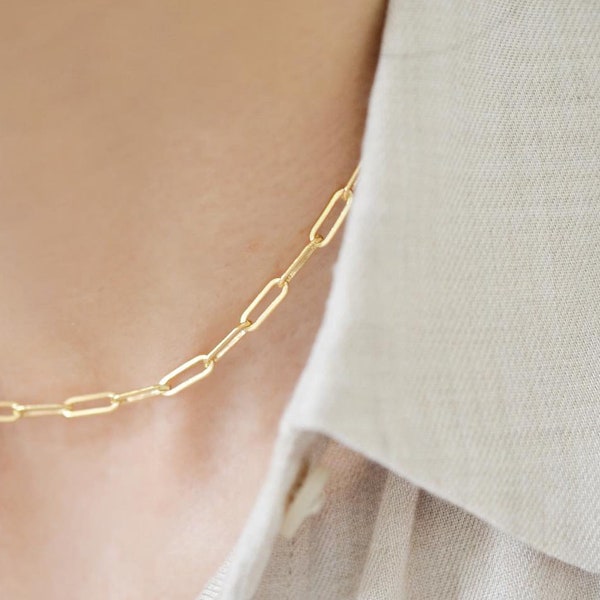 Rectangle Link Chain - Etsy