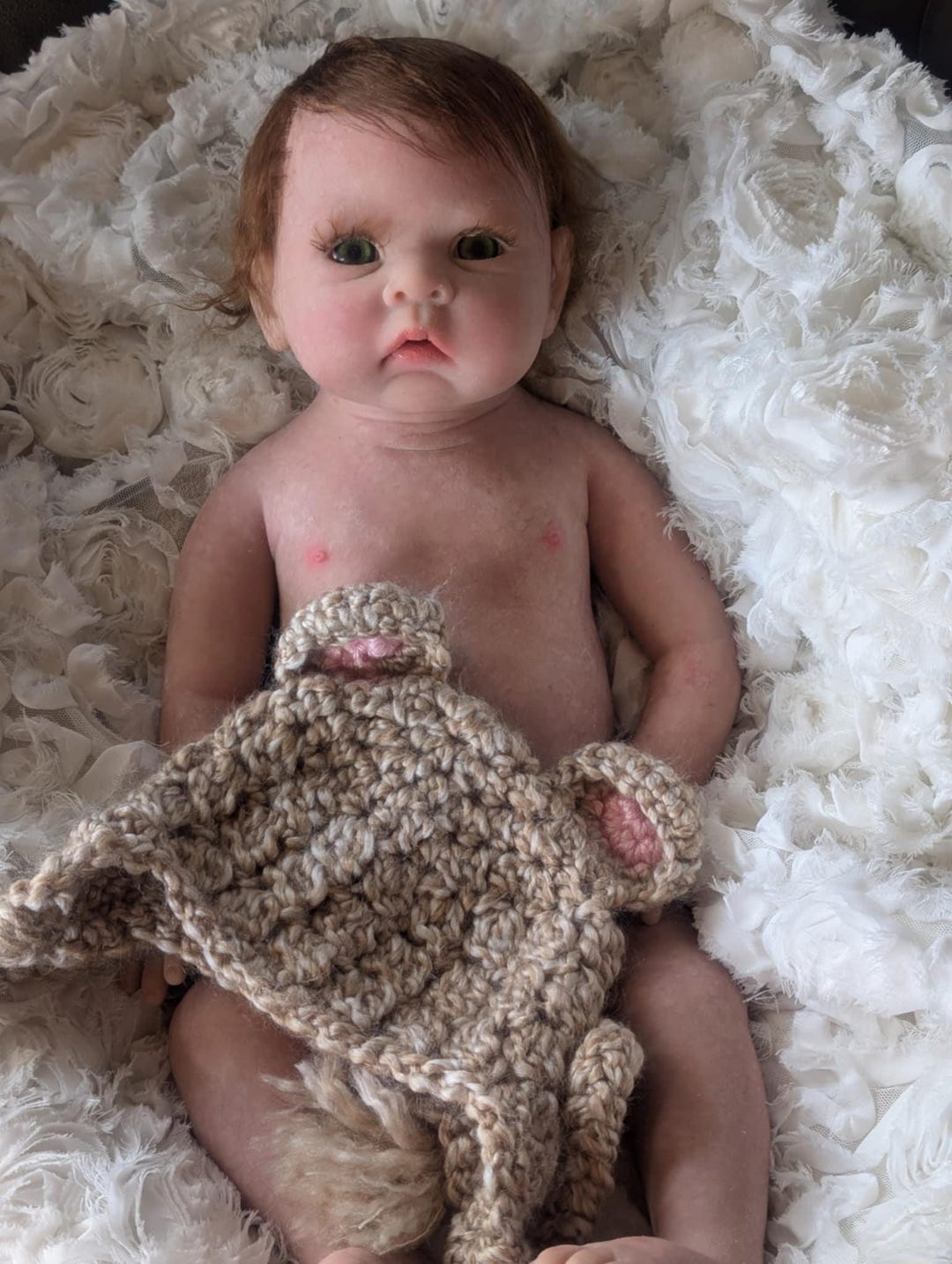 Therapy Full Body Solid Silicone Baby Girl 20" Reborn Baby Doll Open ...