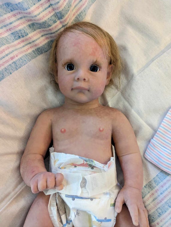 Full Body Chunky Solid Silicone Baby Girl boy 21 9.2 Lbs Reborn Baby Doll Open Eyes New Sculpt Payments Available Etsy Australia
