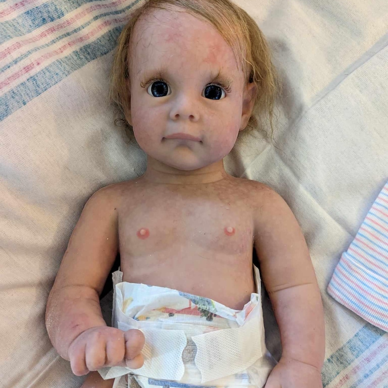 Full Body Silicone Baby Doll Eyes Open - Etsy