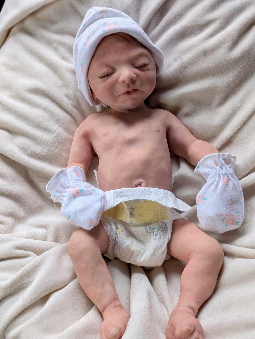 Genesis Silicone Preemie Baby Girl Doll: 15" Collectible Art by Doris ...