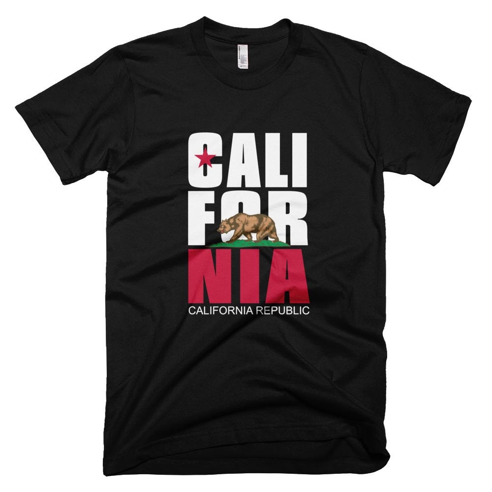 California Republic T-shirt - Etsy