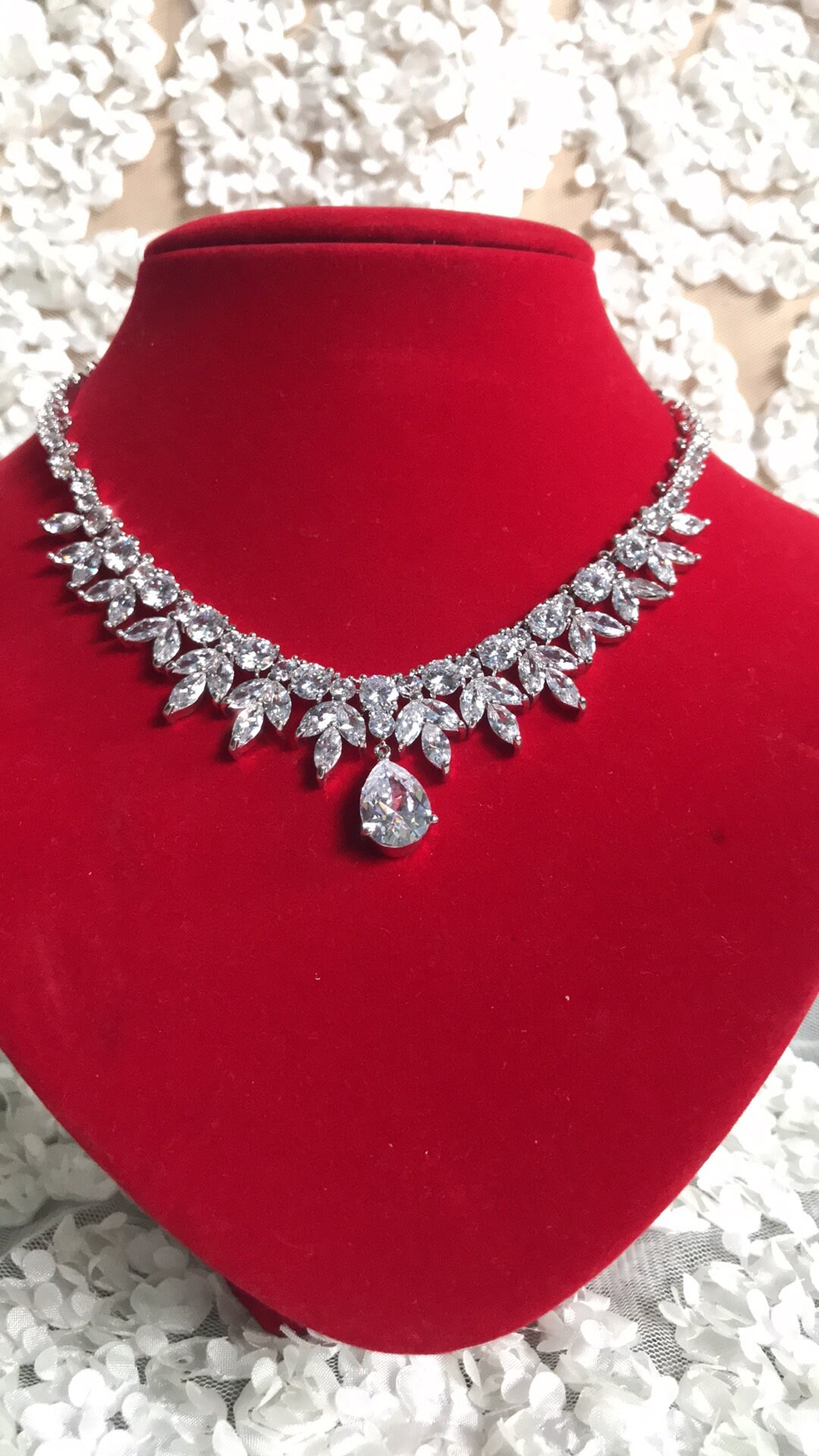 Bridal Necklace STAZIA Swarovski Crystal Wedding Jewelry - Etsy