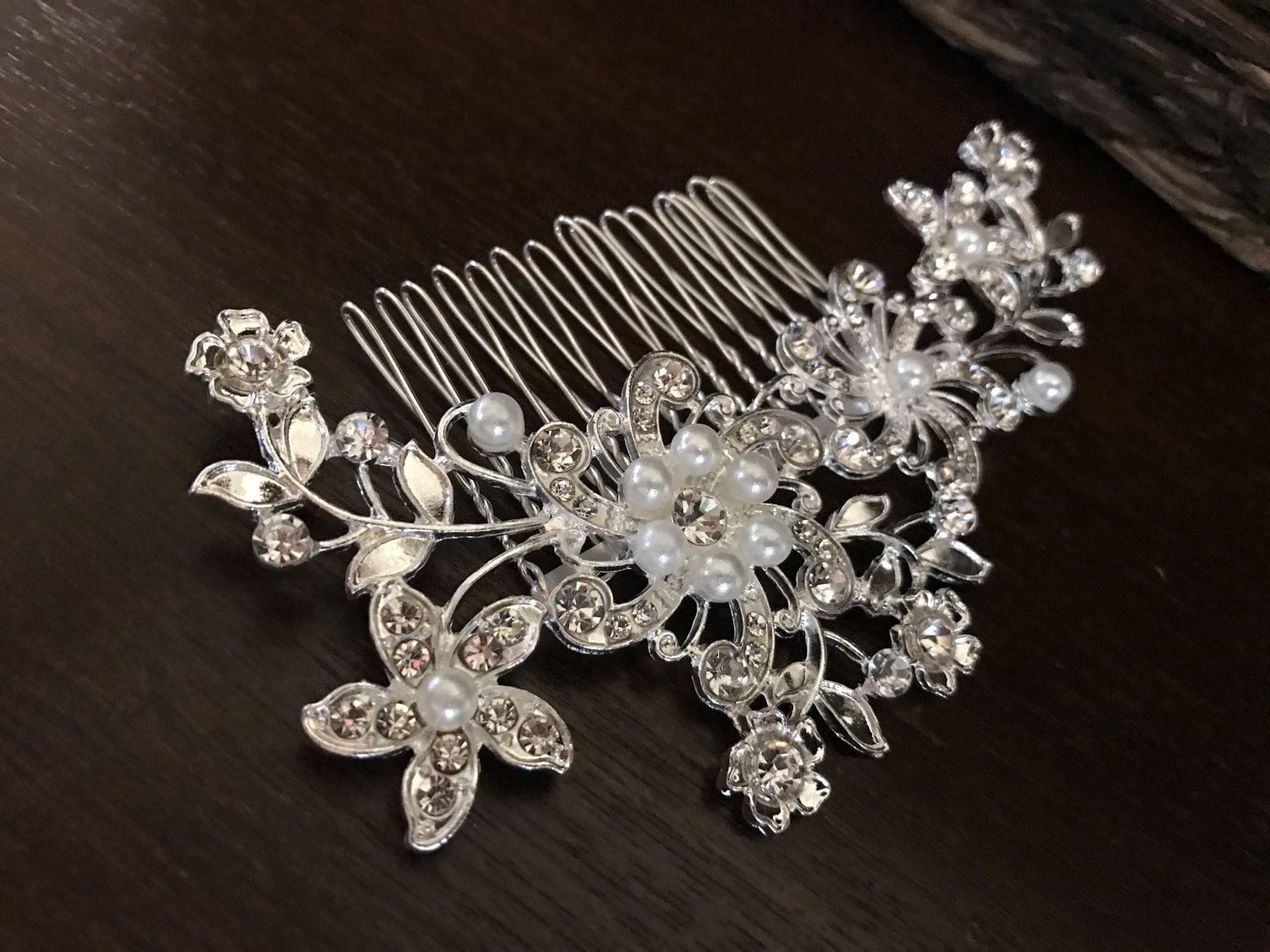 The IVY Bridal Comb, Wedding Hair Accessories, Wedding Comb, Bridal ...
