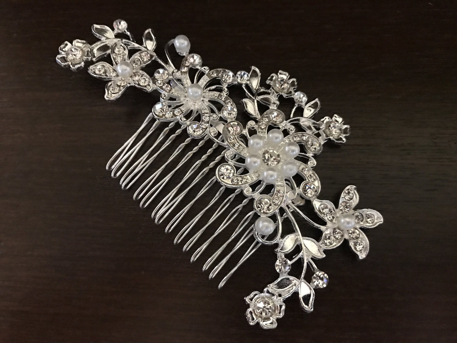 The IVY Bridal Comb, Wedding Hair Accessories, Wedding Comb, Bridal ...