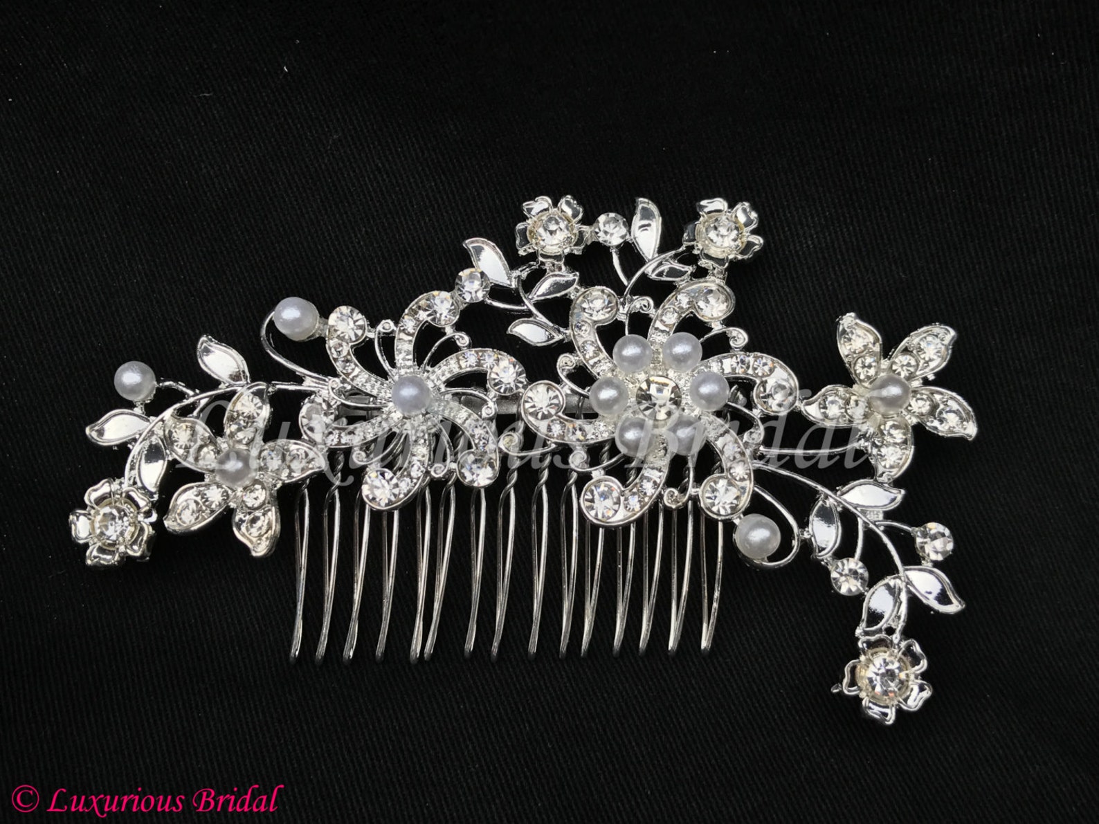 The IVY Bridal Comb, Wedding Hair Accessories, Wedding Comb, Bridal ...