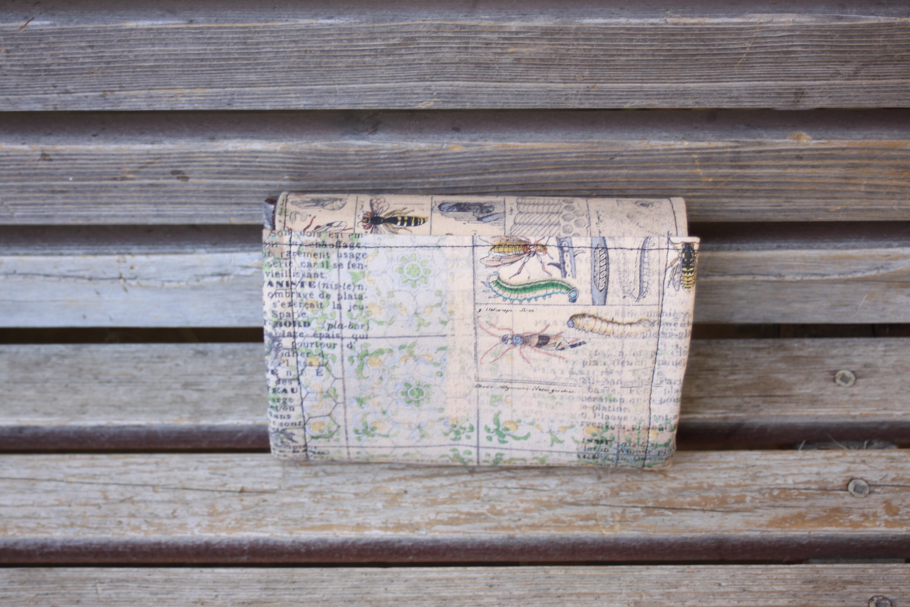 Bugs, flys insects mini-wallet, based on the NCW pattern, Accordian ...