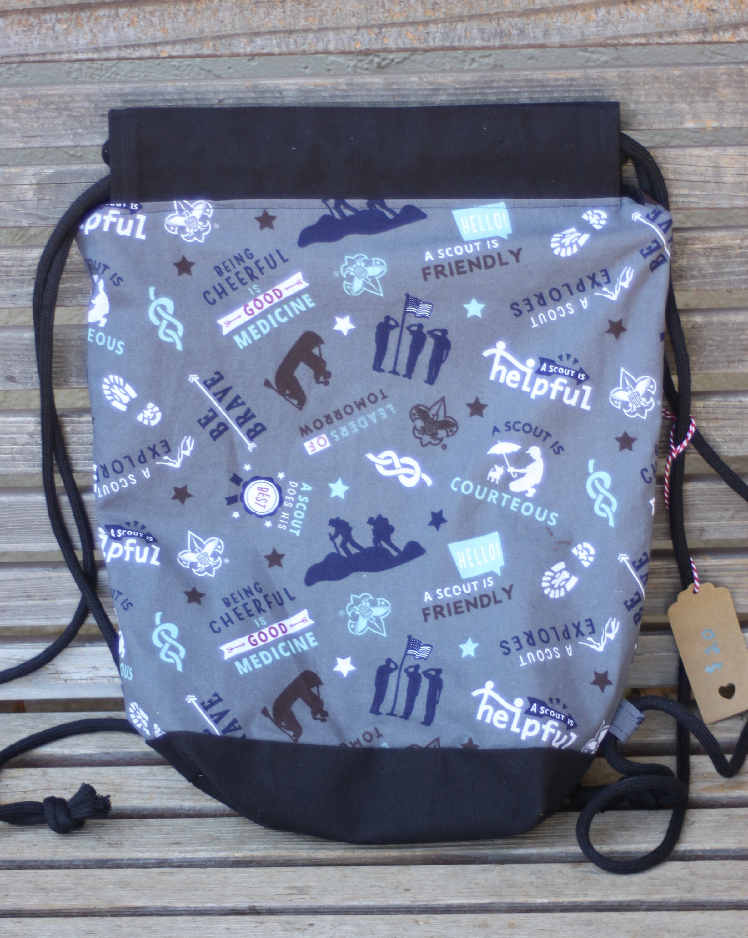 Boy Scout backpack, a fun accessory for any outfit, Canvas lined and ...