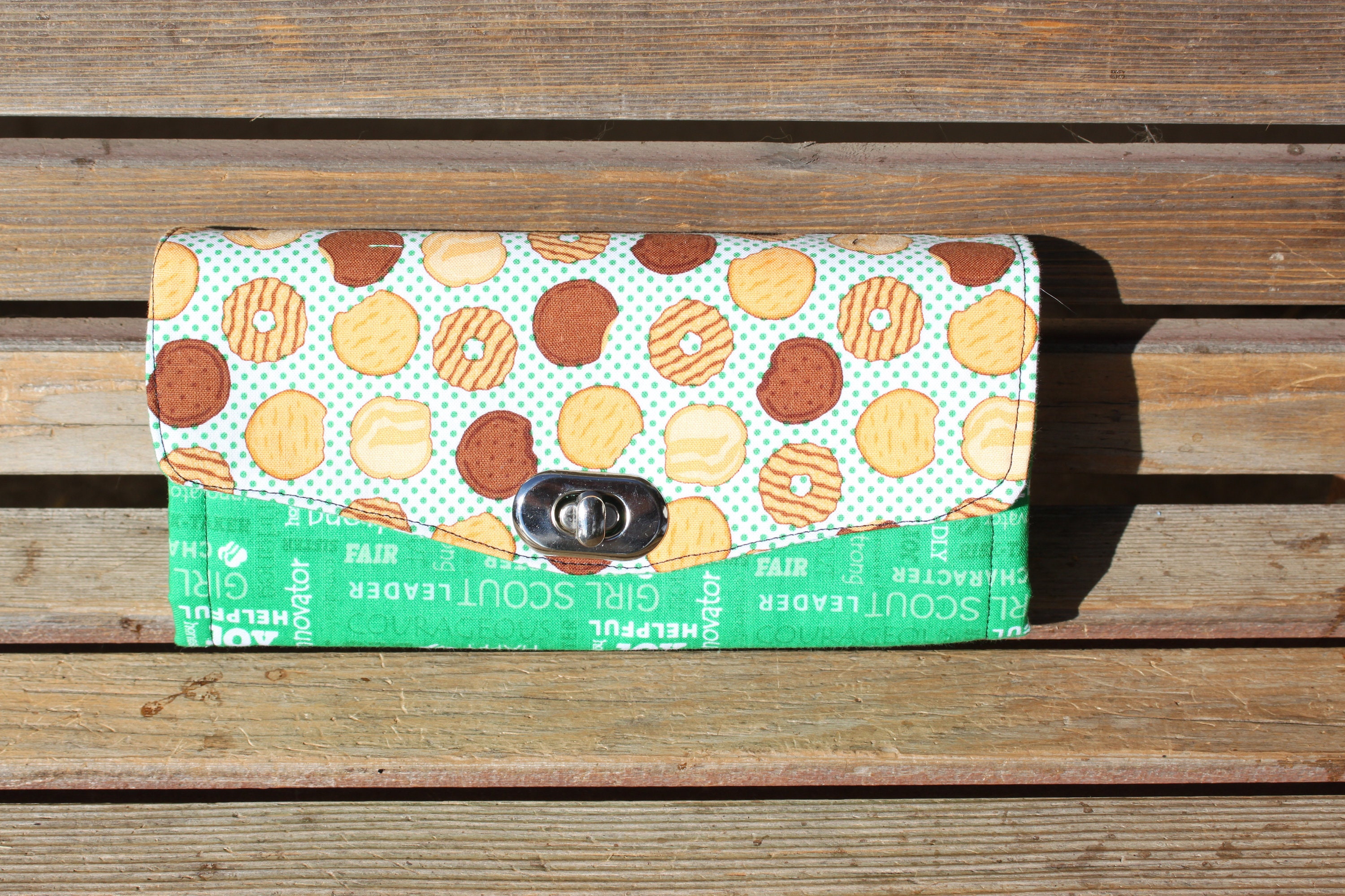 Girl Scout Cookie and slogans wallet, based on the NCW pattern ...
