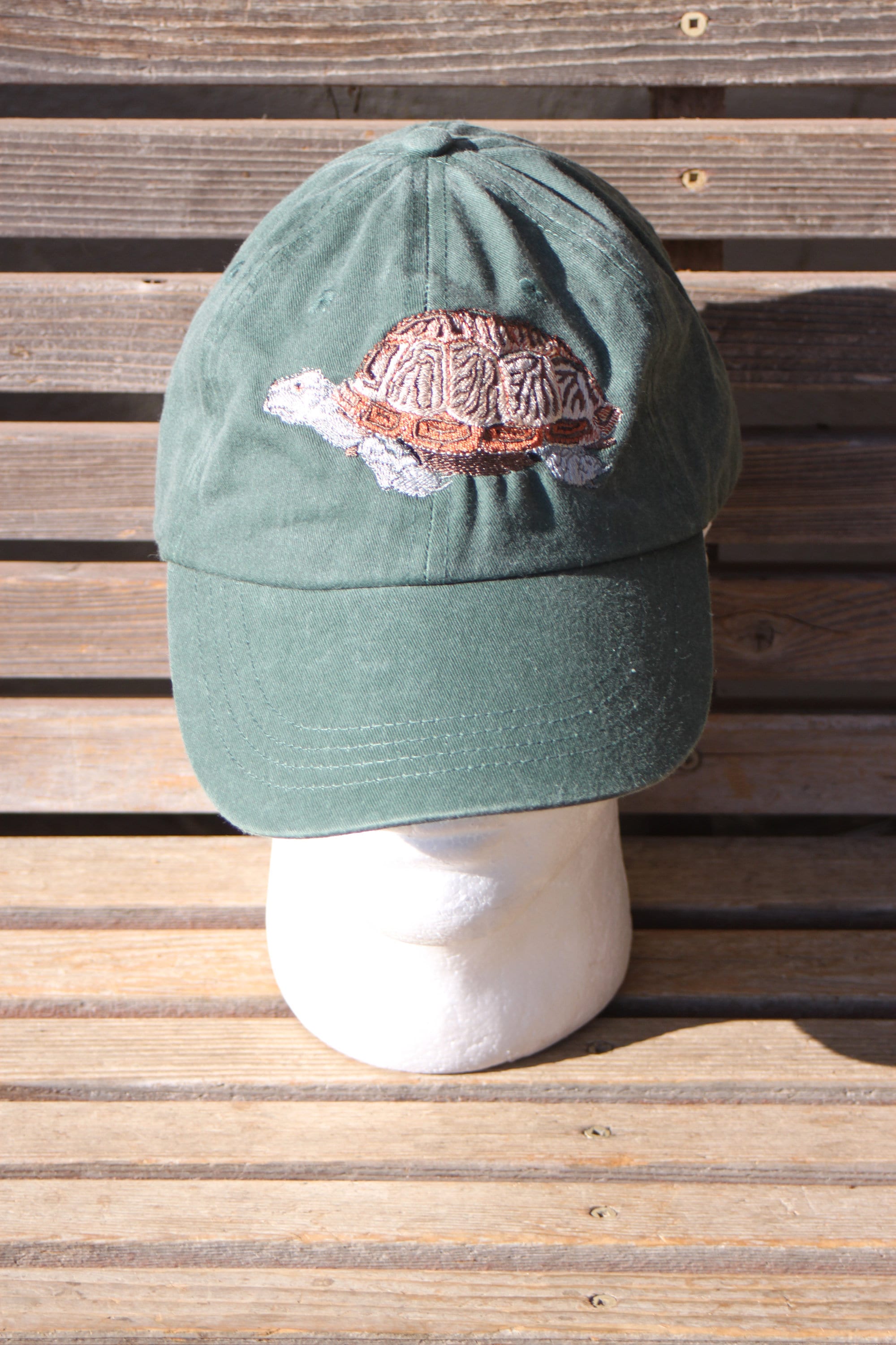 a-turtle-tortoise-is-embroidered-on-a-baseball-hat-cap-adjustable-hat-adult-dad-hat-trucker-hat