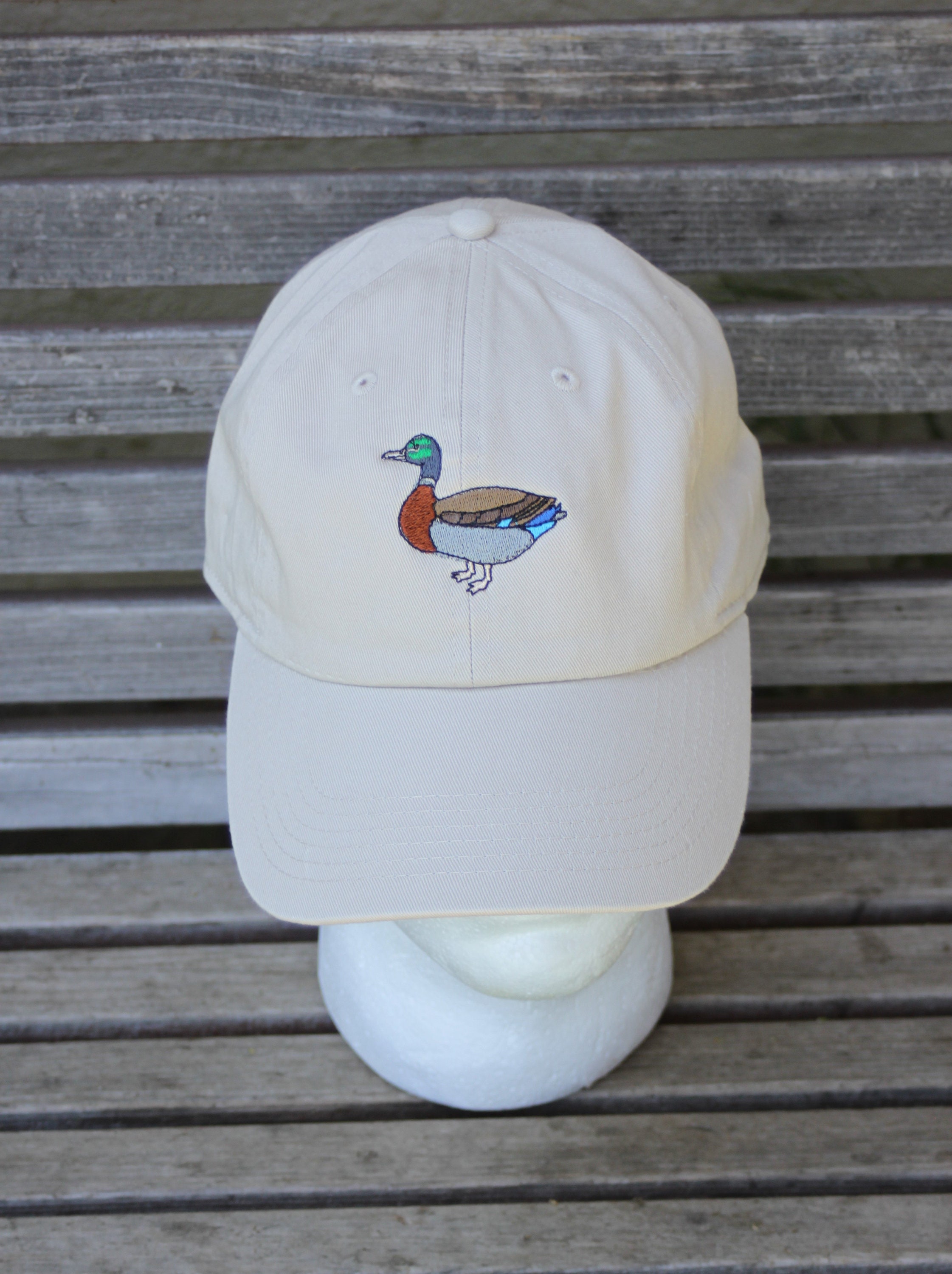 A fun duck is Embroidered on a Baseball Hat Cap, Adjustable hat, adult ...