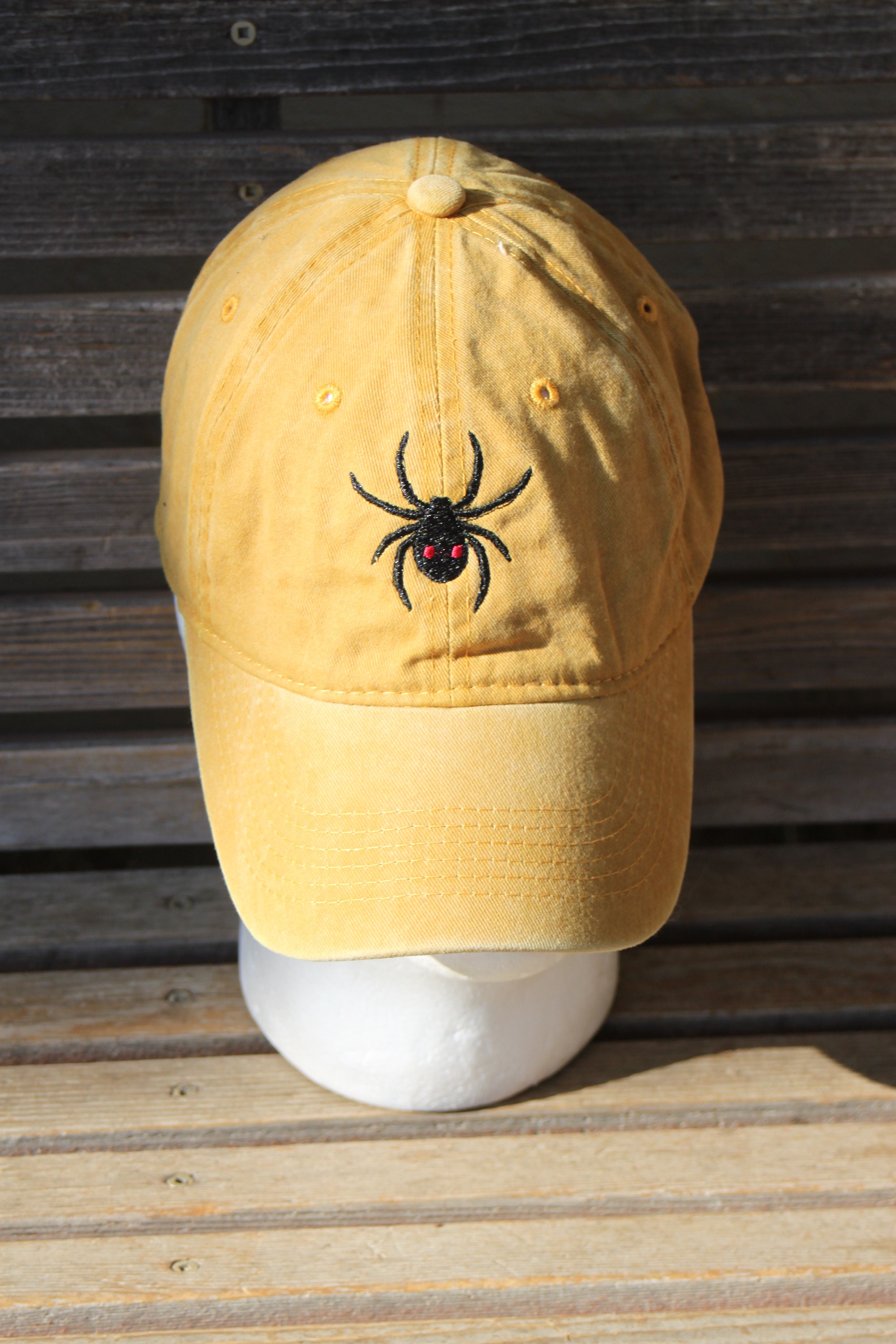 Black widow spider is Embroidered on a Baseball Hat Cap, Adjustable hat ...