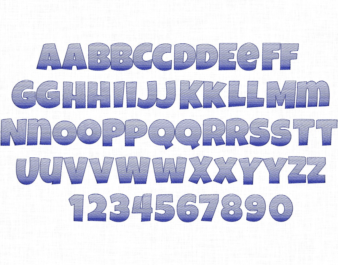 Owen Embroidery Font Alphabet Design Embroidery Font Monogram - Etsy