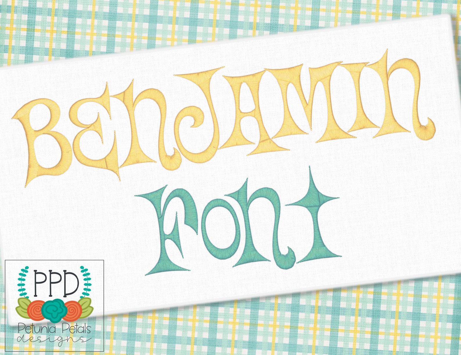 Benjamin Embroidery Font Alphabet Design Embroidery Font - Etsy Canada