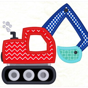 Excavator Construction Applique Design Truck Design Construction ...