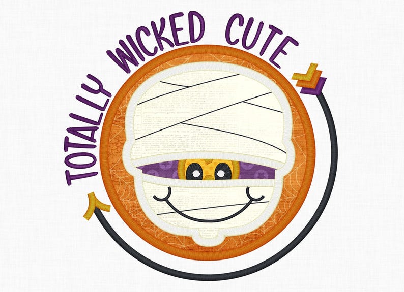 Mummy Applique Embroidery Design Halloween Design Mummy - Etsy
