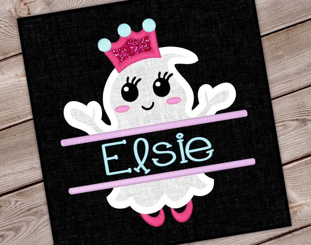 Split Ghost Machine Applique Design 1109 - Etsy