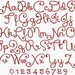 Morgan Embroidery Font Alphabet Design Embroidery Font - Etsy