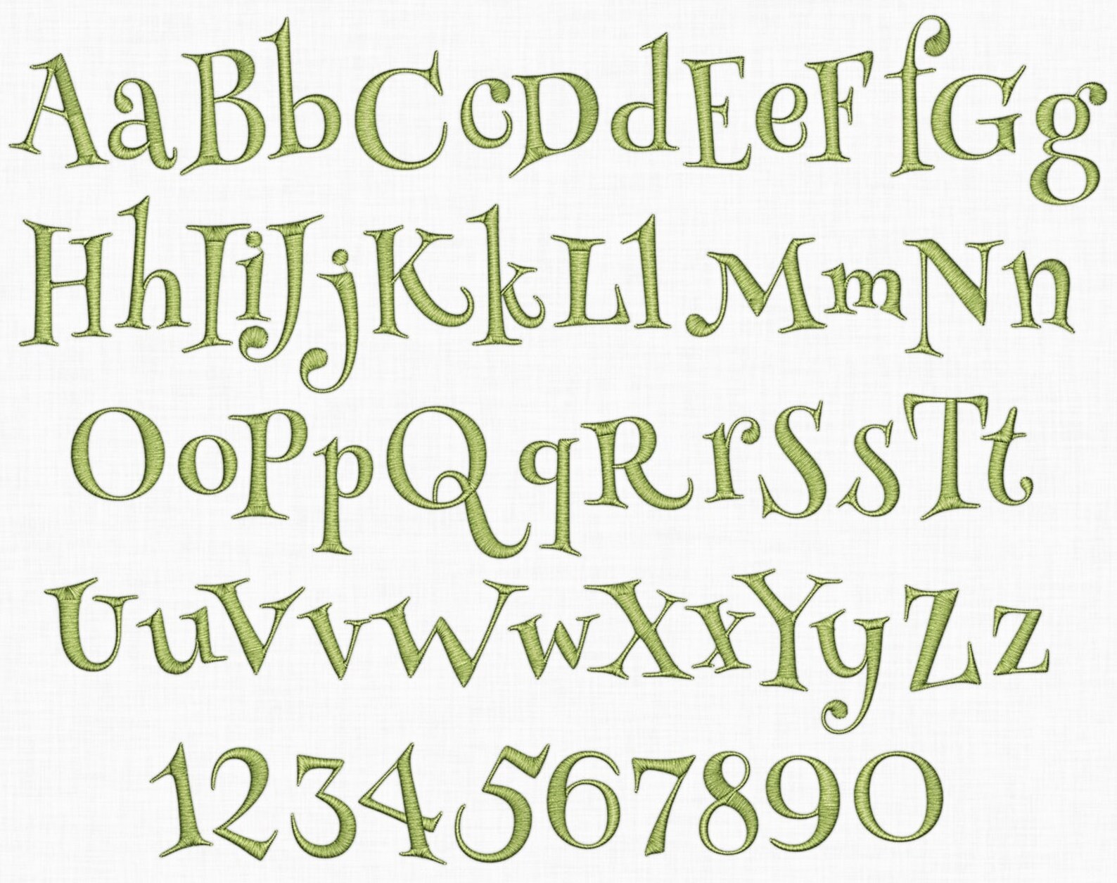 Lexi Embroidery Font Alphabet Design Embroidery Font Monogram - Etsy