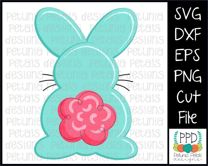 Easter Bunny SVG Cut File Easter Cut File Bunny SVG Rabbit | Etsy