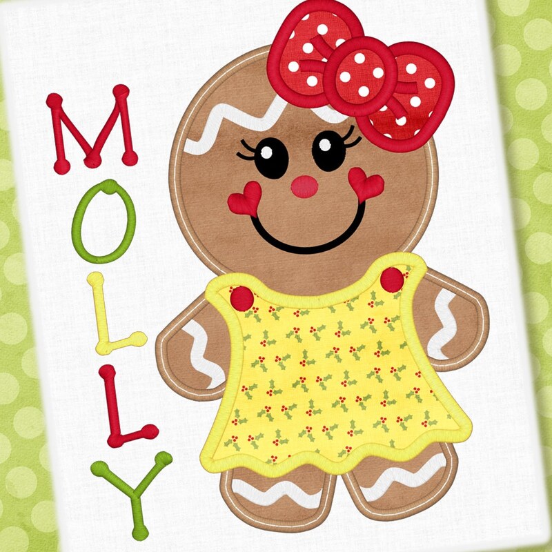 Girl Applique Design - Etsy