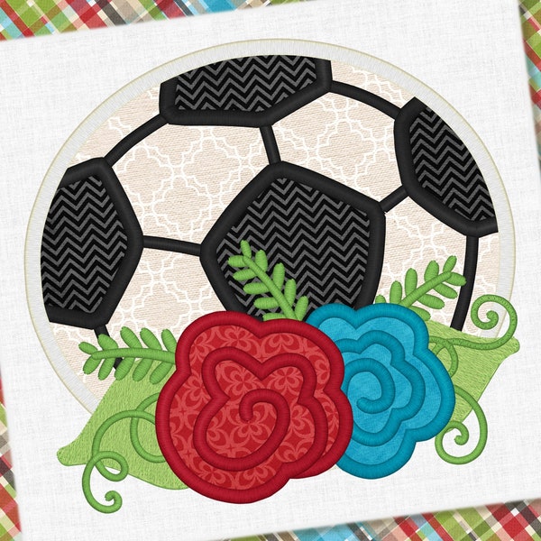 Soccer Applique - Etsy