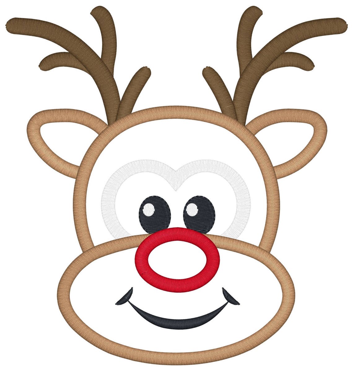 Rudolph Applique Design Rudolph Design Reindeer Design | Etsy