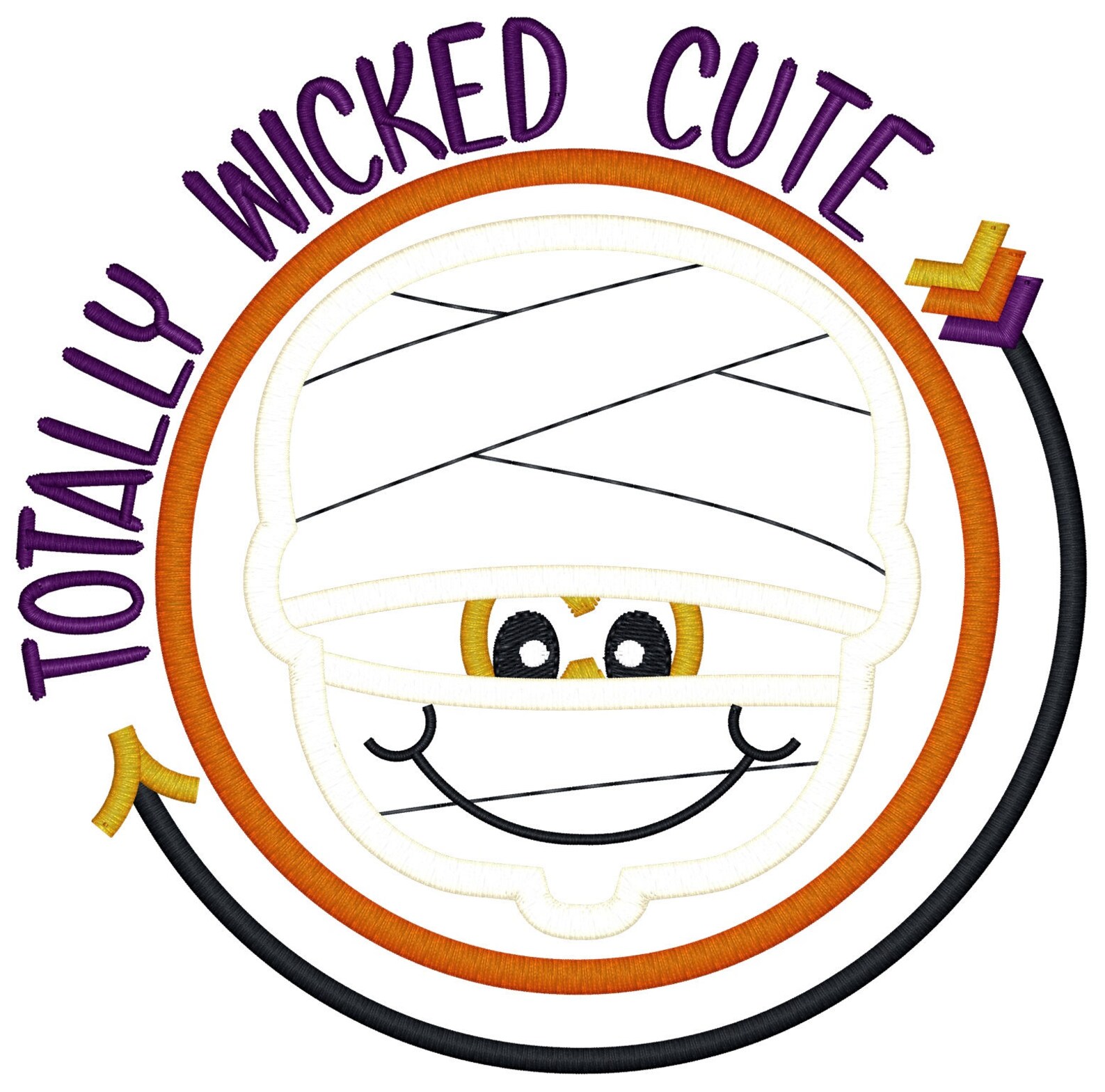 Mummy Applique Embroidery Design Halloween Design Mummy - Etsy