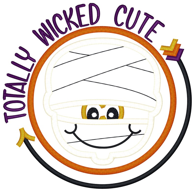 Mummy Applique Embroidery Design Halloween Design Mummy - Etsy