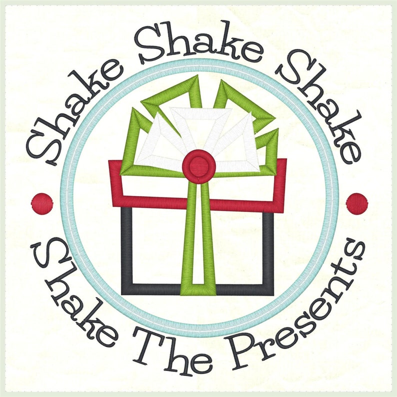 Shake the Presents Christmas Gift Design Gift Design Christmas - Etsy